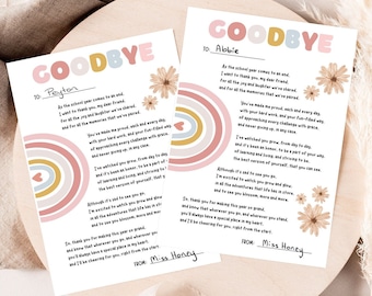 Teacher Goodbye Gift to Students, Last Day of School Gift From Teacher ...