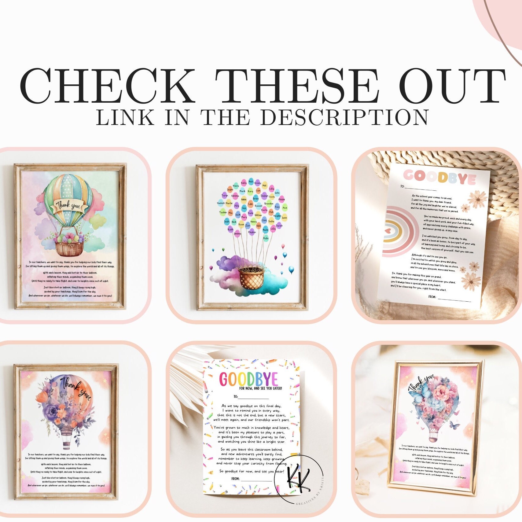 Teacher Goodbye Gift to Students, Last Day of School Gift From Teacher ...