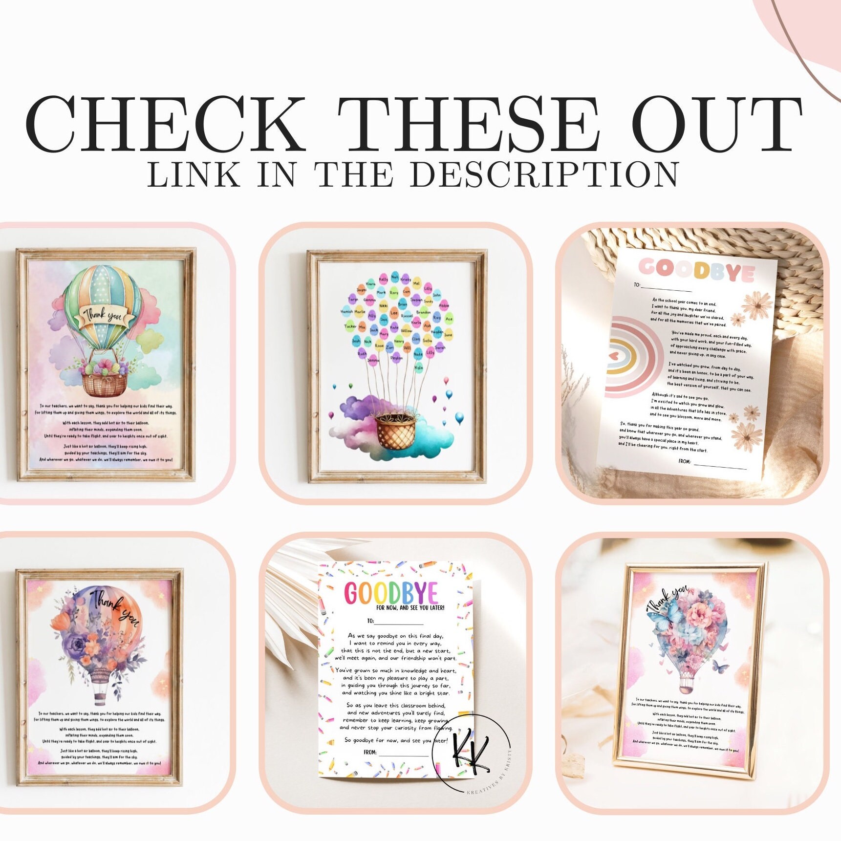 Teacher Goodbye Gift to Students, Last Day of School Gift From Teacher ...