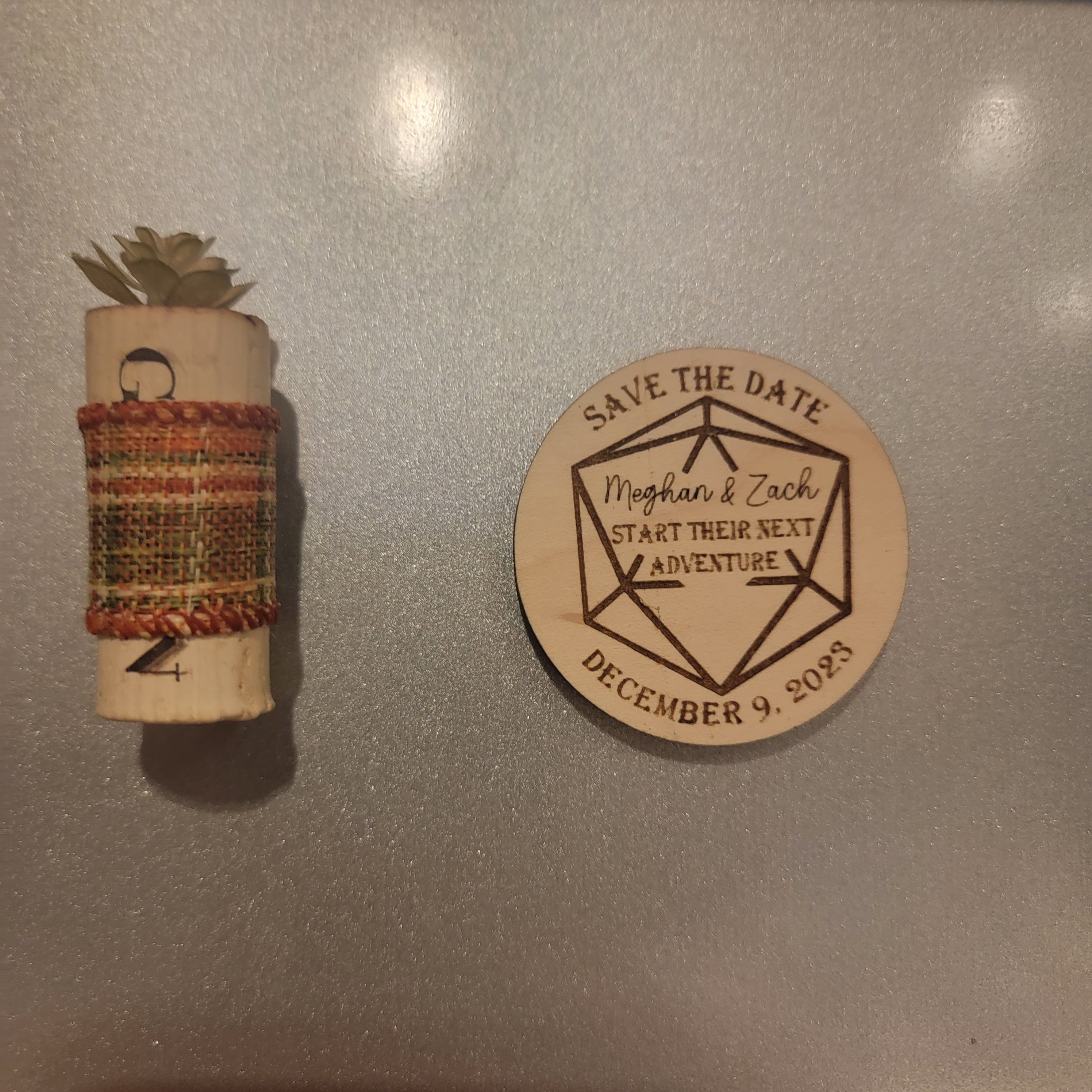 Personalized Fantasy D20 Save the Date Magnets - Etsy