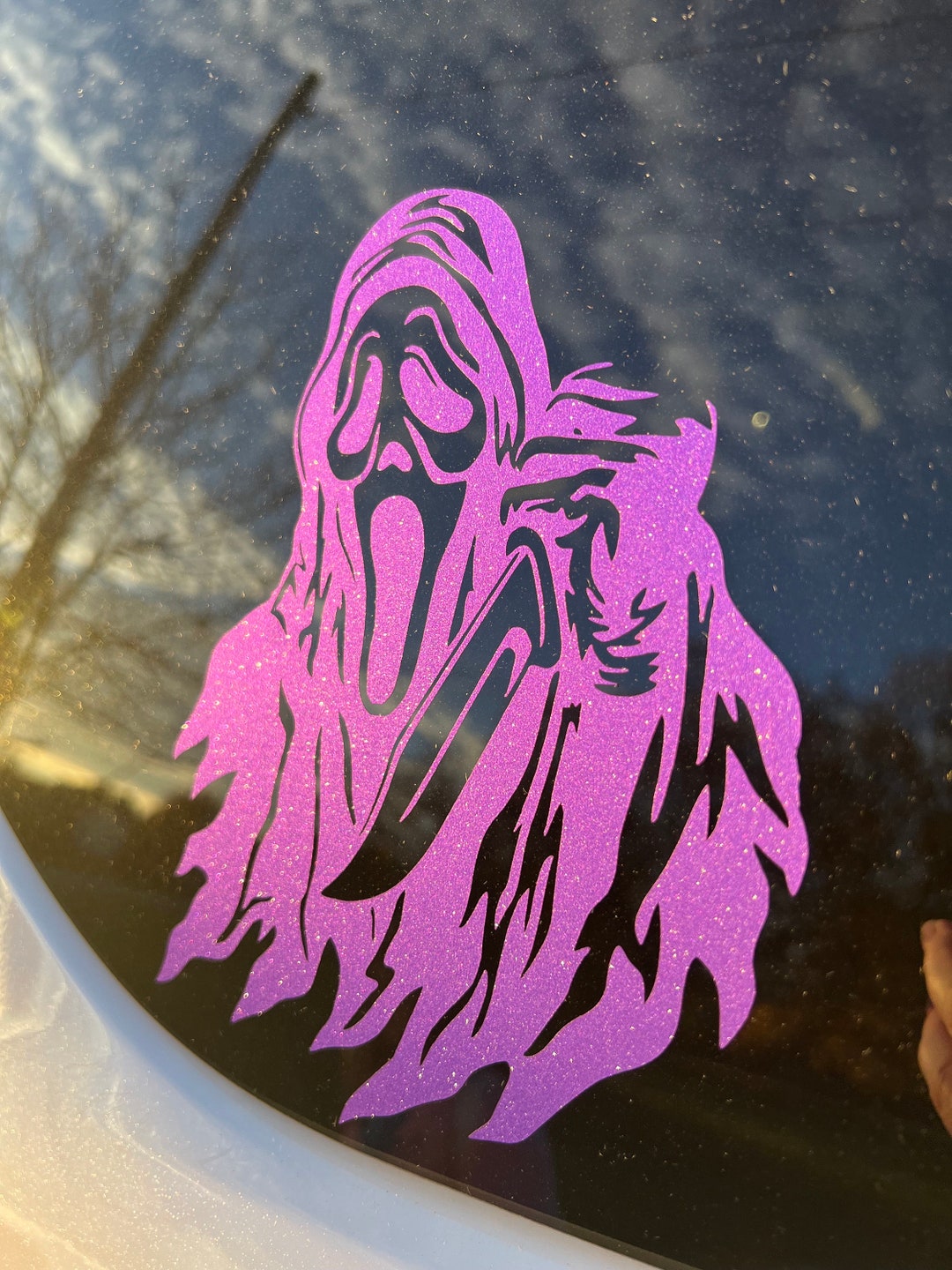 Scream Ghost Face Decal - Etsy Australia