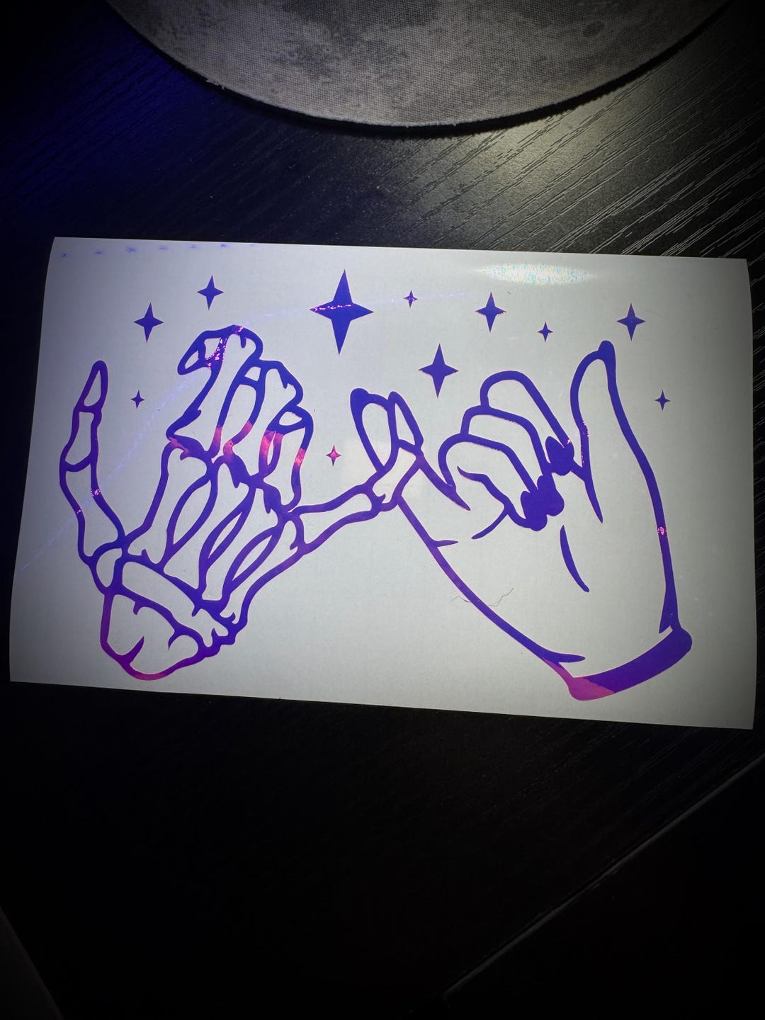 Skeleton Pinky Promise Vinyl Decal - Etsy