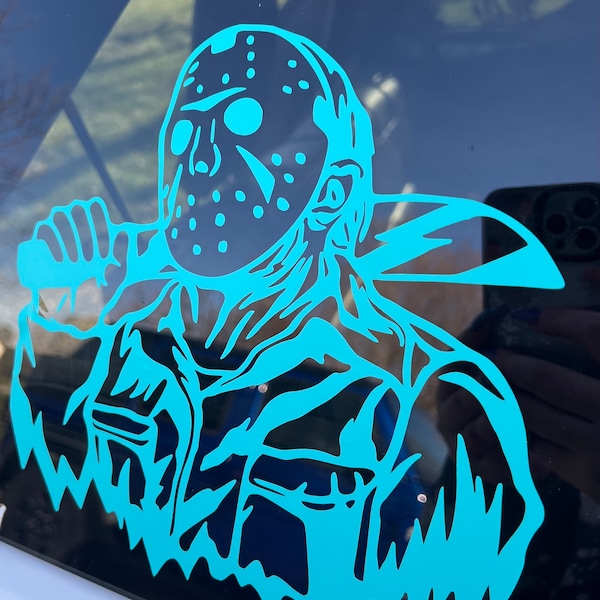 Jason Voorhees Decal - Etsy
