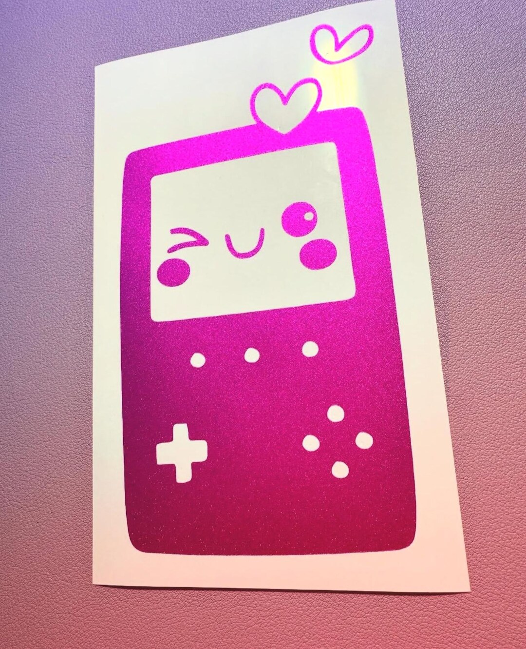 Gameboy Cute Face Decal - Etsy