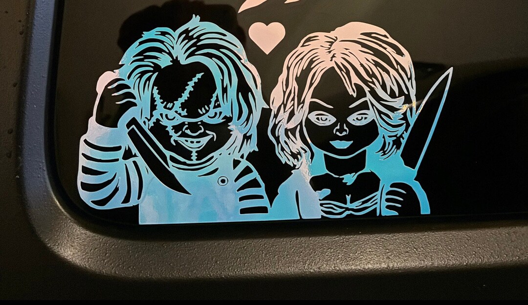 Child's Play Chucky & Tiff Decal - Etsy