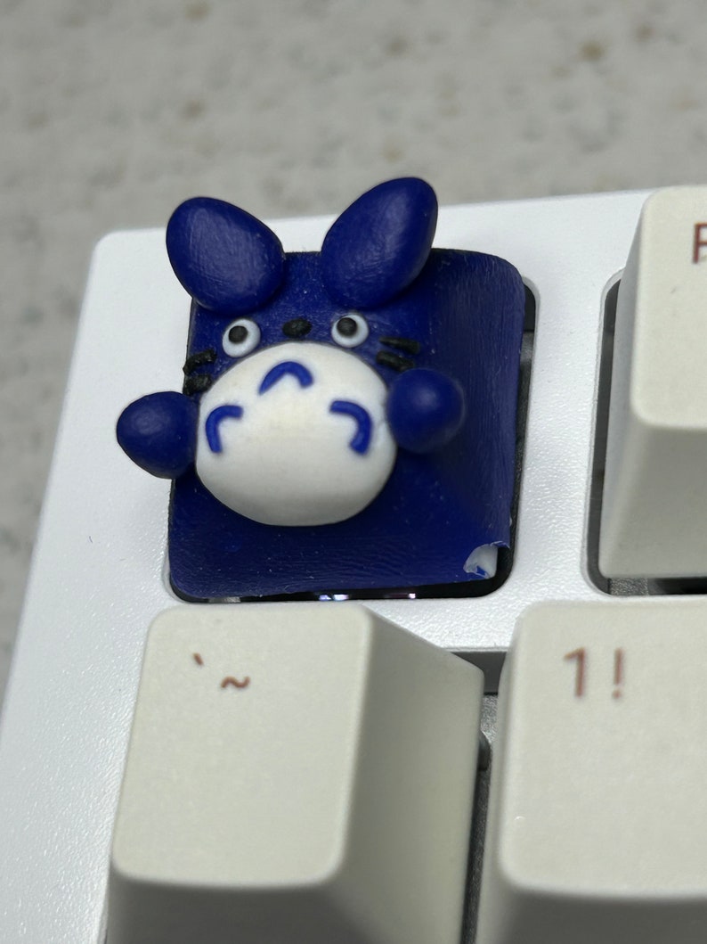 C-grade Navy Blue Toto Artisan Keycap | Mechanical Keyboards - Etsy
