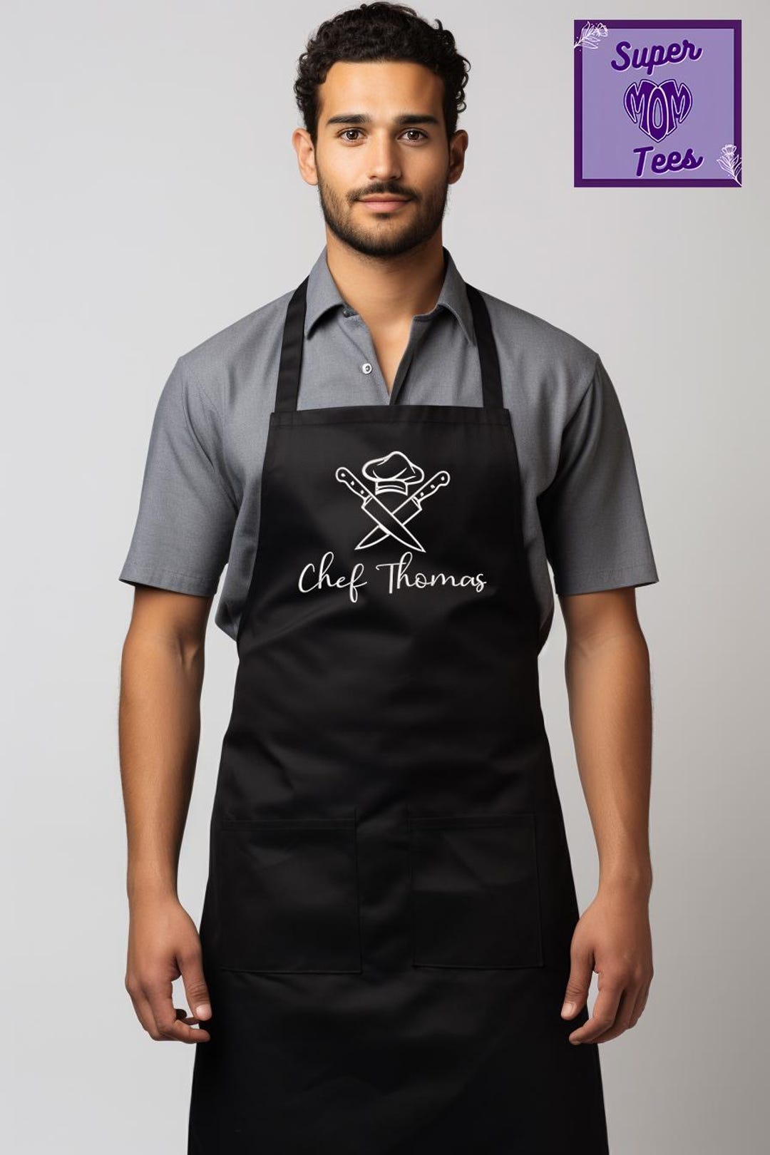 Custom Embroidered Apron,personalized Name Apron,embroidered Apron,name ...