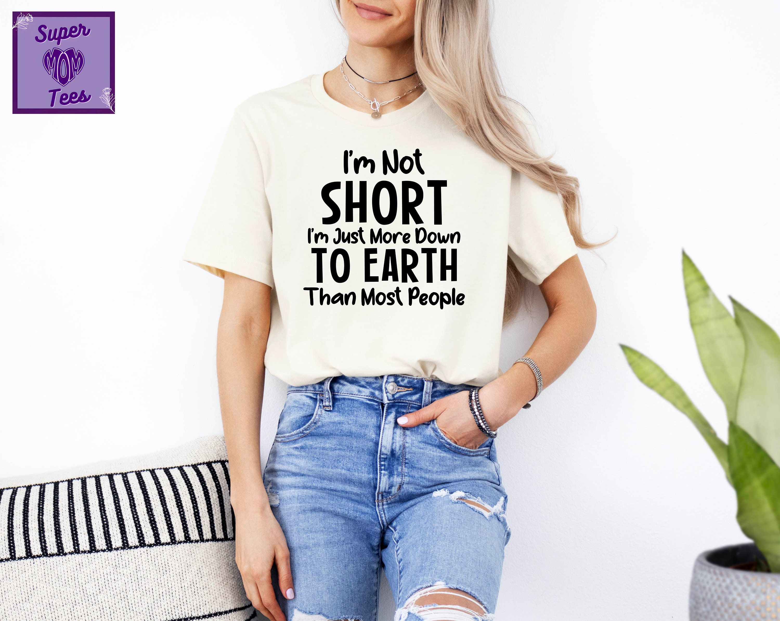 Sassy Short Woman Tee: Funny Sarcastic Gift Shirt - Etsy