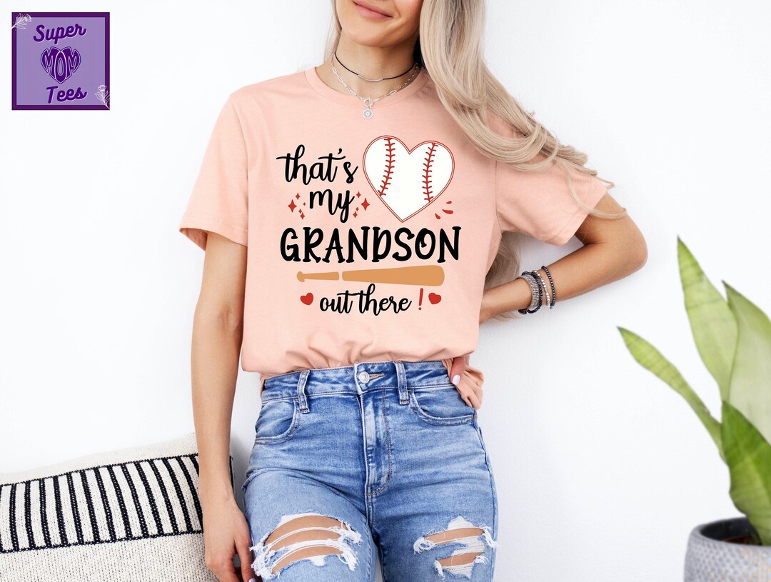 Grandma Baseball Day Shirt,baseball Grandma Shirt,that's My Grandson ...