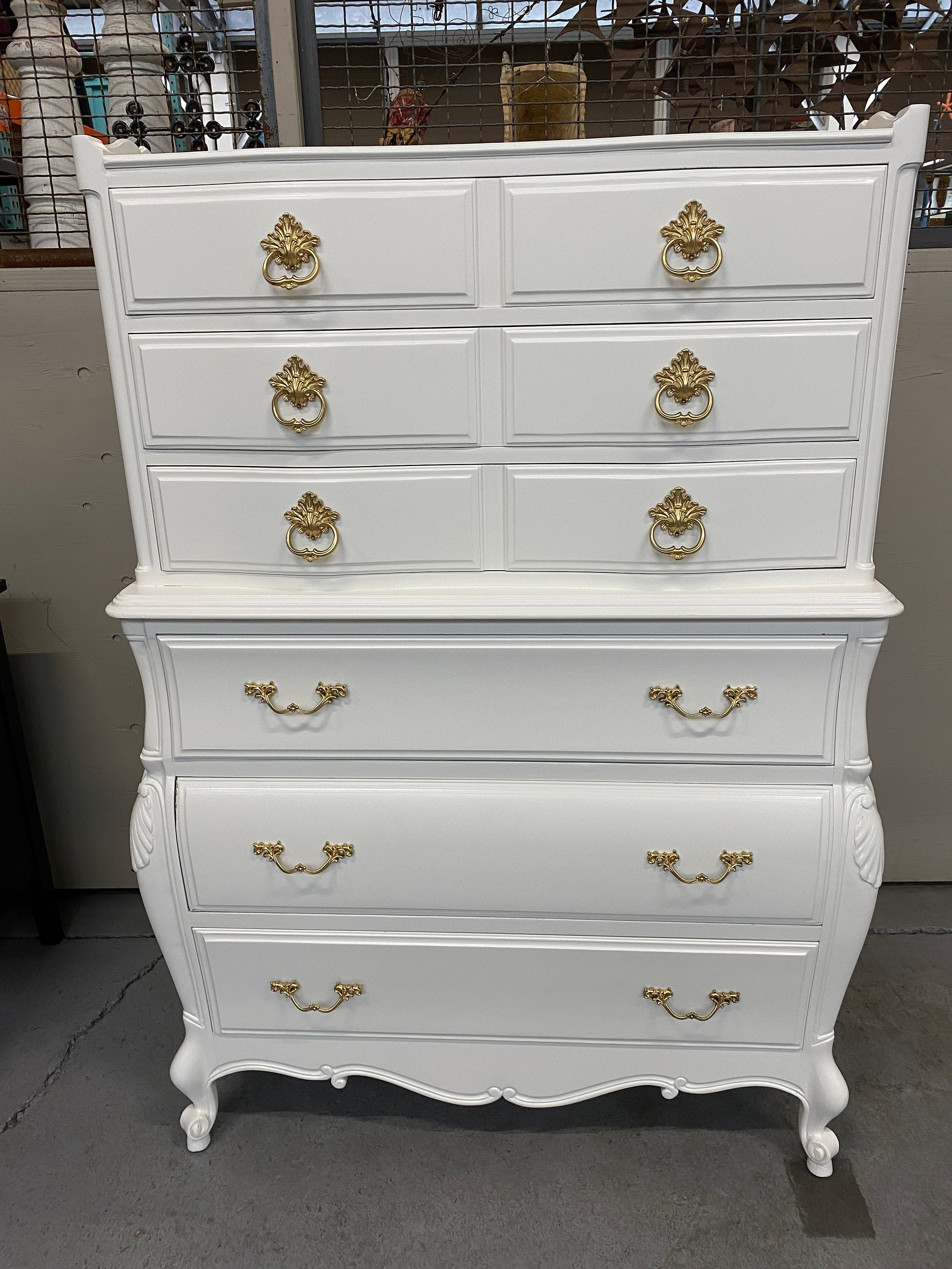 French Provincial Dresser Tall