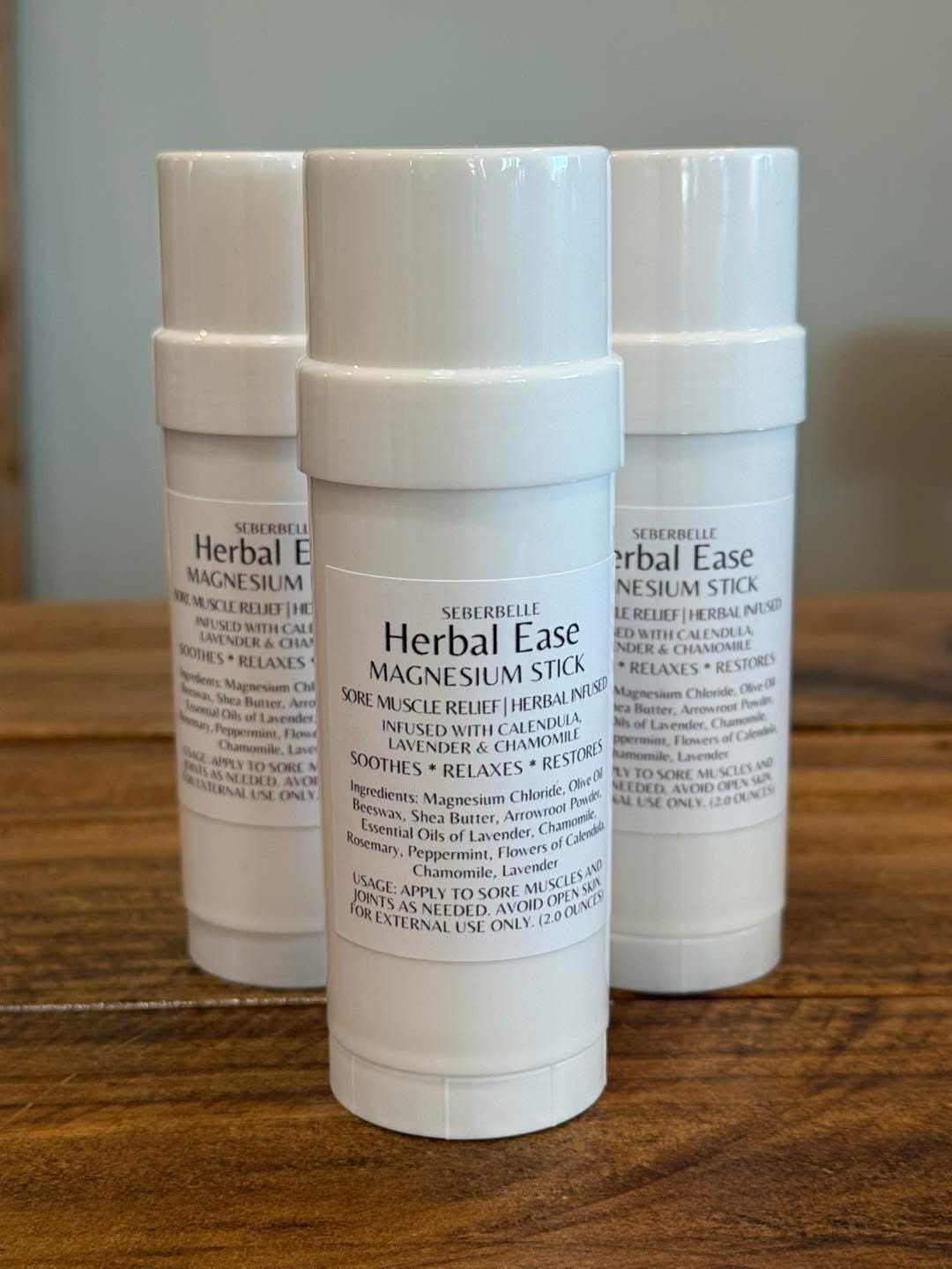 Herbal Ease Magnesium Muscle Relief Stick | Lavender, Chamomile - Etsy