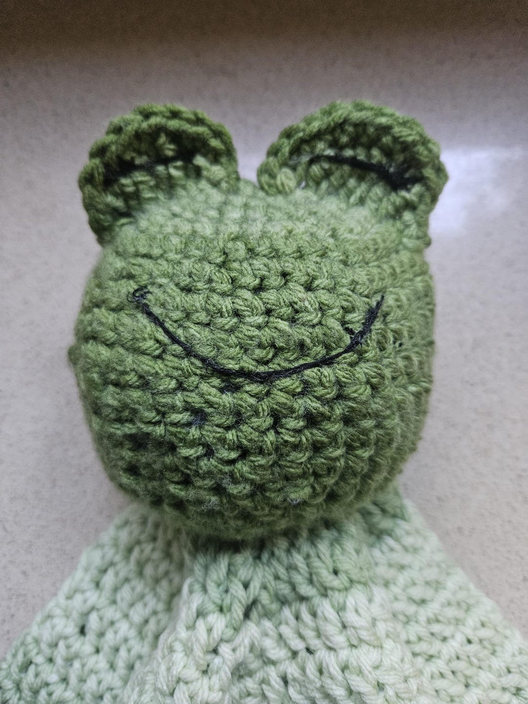 Sleeping Frog Lovey | Crochet Baby Lovey | Message for Custom Add-ons ...