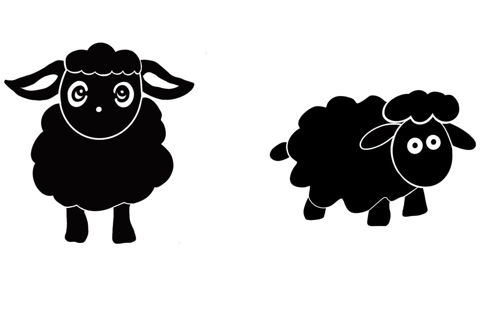 Black Sheep Clip Art | Simple Art Downloads | Commercial License Art ...