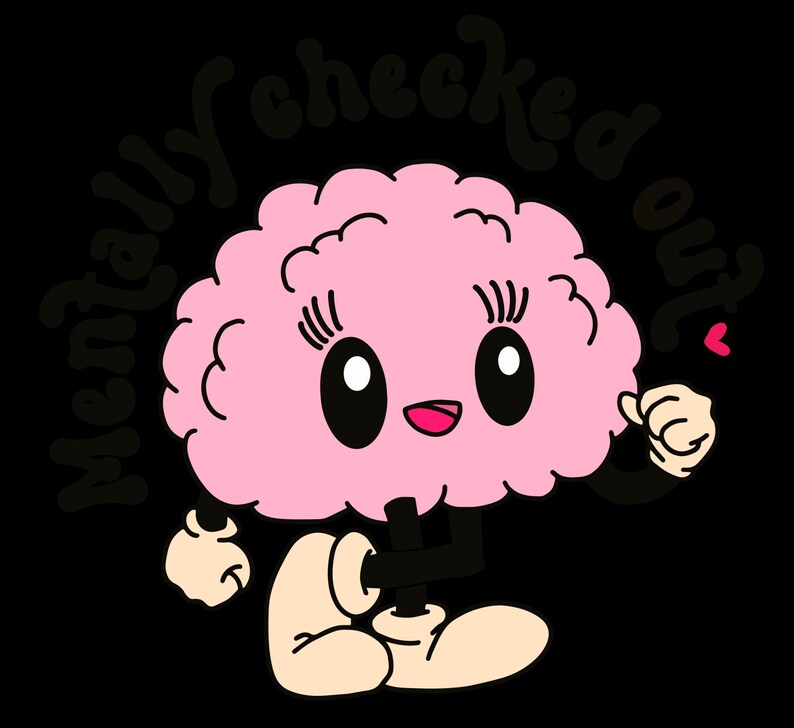 Mentally Checked Out | Funny Clipart | DIGITAL DOWNLOAD | Png and Jpeg ...
