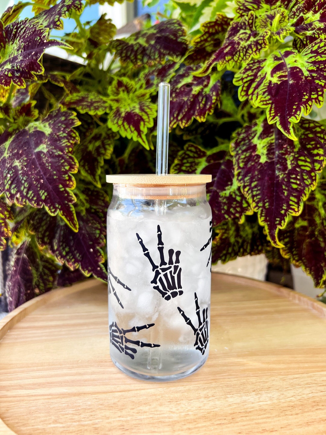Skeleton Cup, Fall Glass, Stay Spooky, Spooky Halloween Cup, Spooky ...