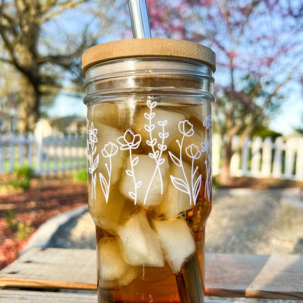 Mason Jar Cups - Etsy