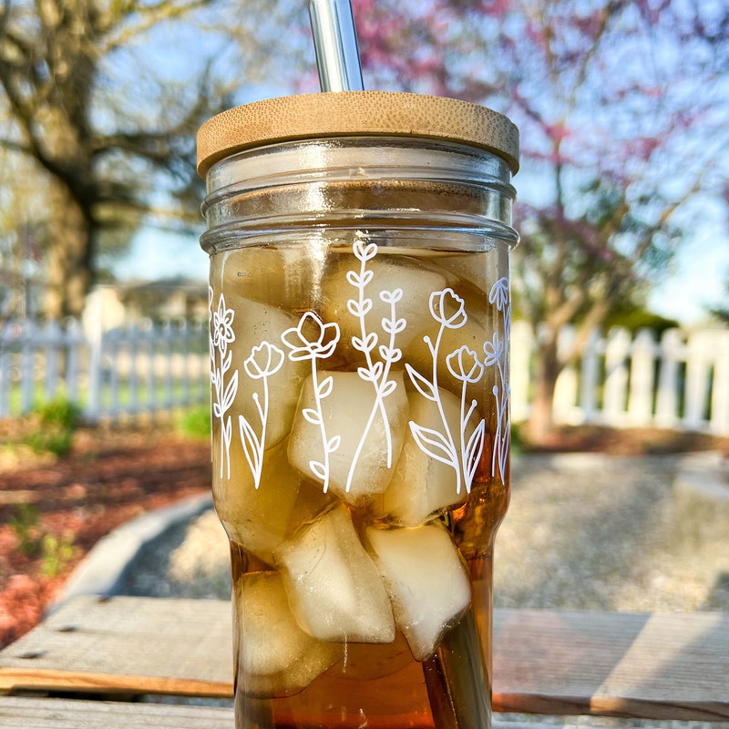 Mason Jar Cups - Etsy