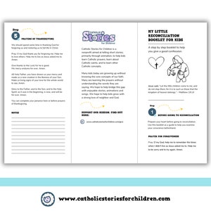 My Little Reconciliation Booklet for Kids PDF | Digital Download ...