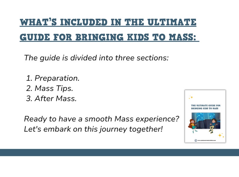 The Ultimate Guide for Bringing Kids to Mass | Digital Download ...