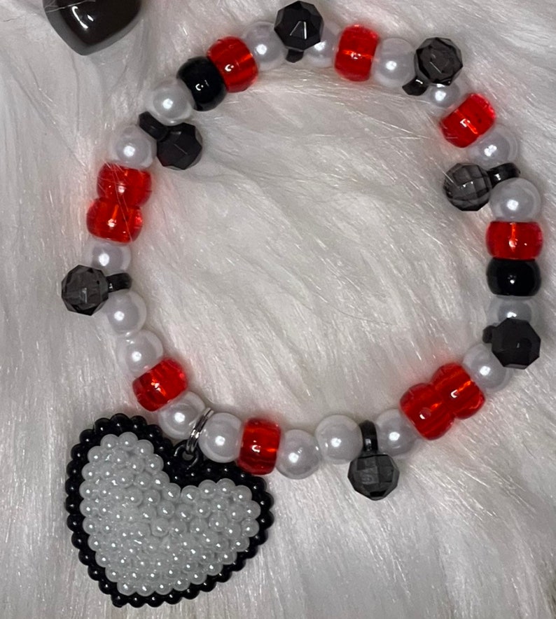 Ladybug Bracelets/kandi Bracelets/beaded Bracelets/pony Beads - Etsy