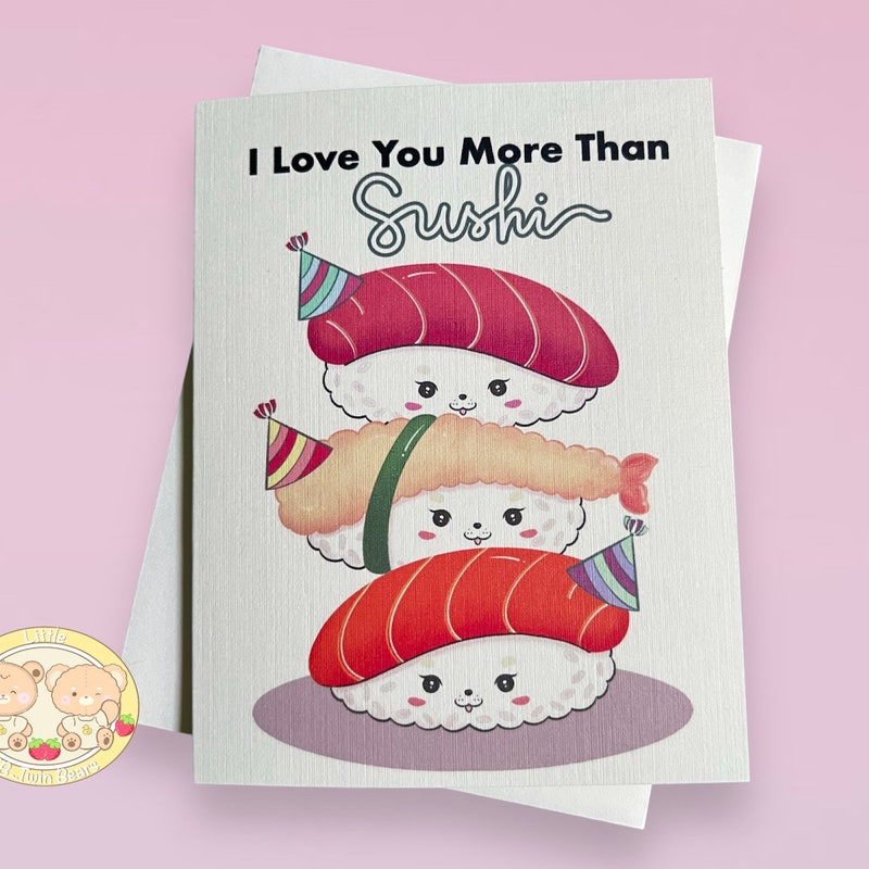 Sushi Card - Etsy