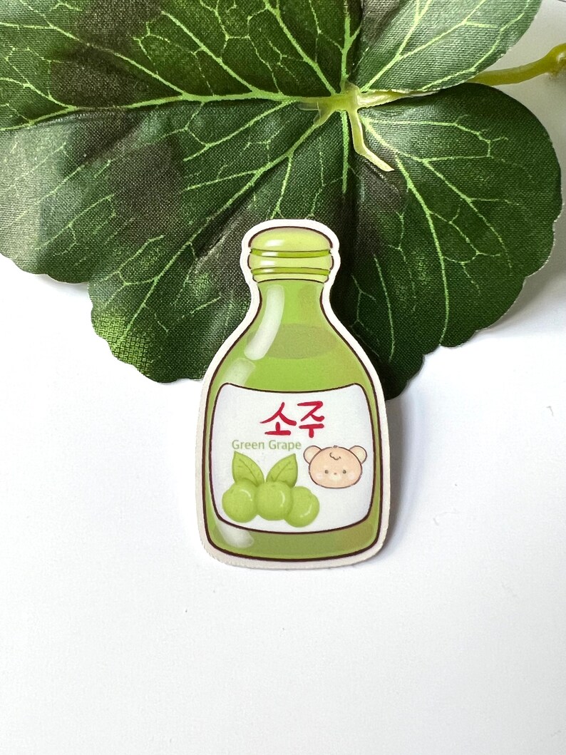 Soju Sticker Set Korean Cute Soju Stickers Korean Fruit Soju - Etsy