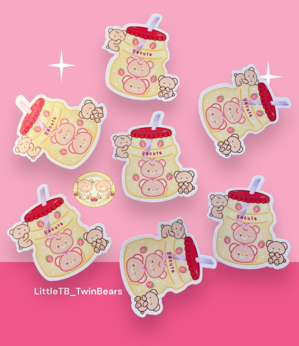 Ya-cute Sticker | Yacult Sticker | Kawaii Japanese - Asian Drink Vinyl ...