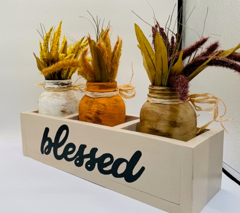 Large Wooden Table Caddy - Etsy