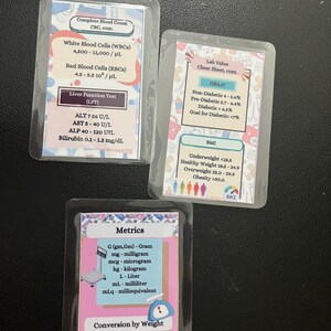 Laboratory Value Cheat Cards | Nursing Laboratory Value | Medical ...