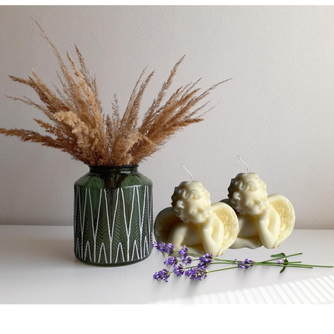 Scented Angel Candle | Baptism or Communion Party Favor | Home Decor - Etsy