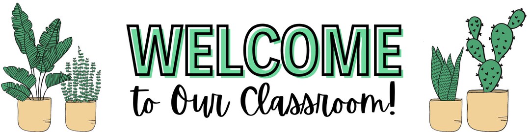 Google Classroom Header Botanical - Etsy