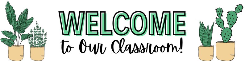 Google Classroom Header Botanical - Etsy