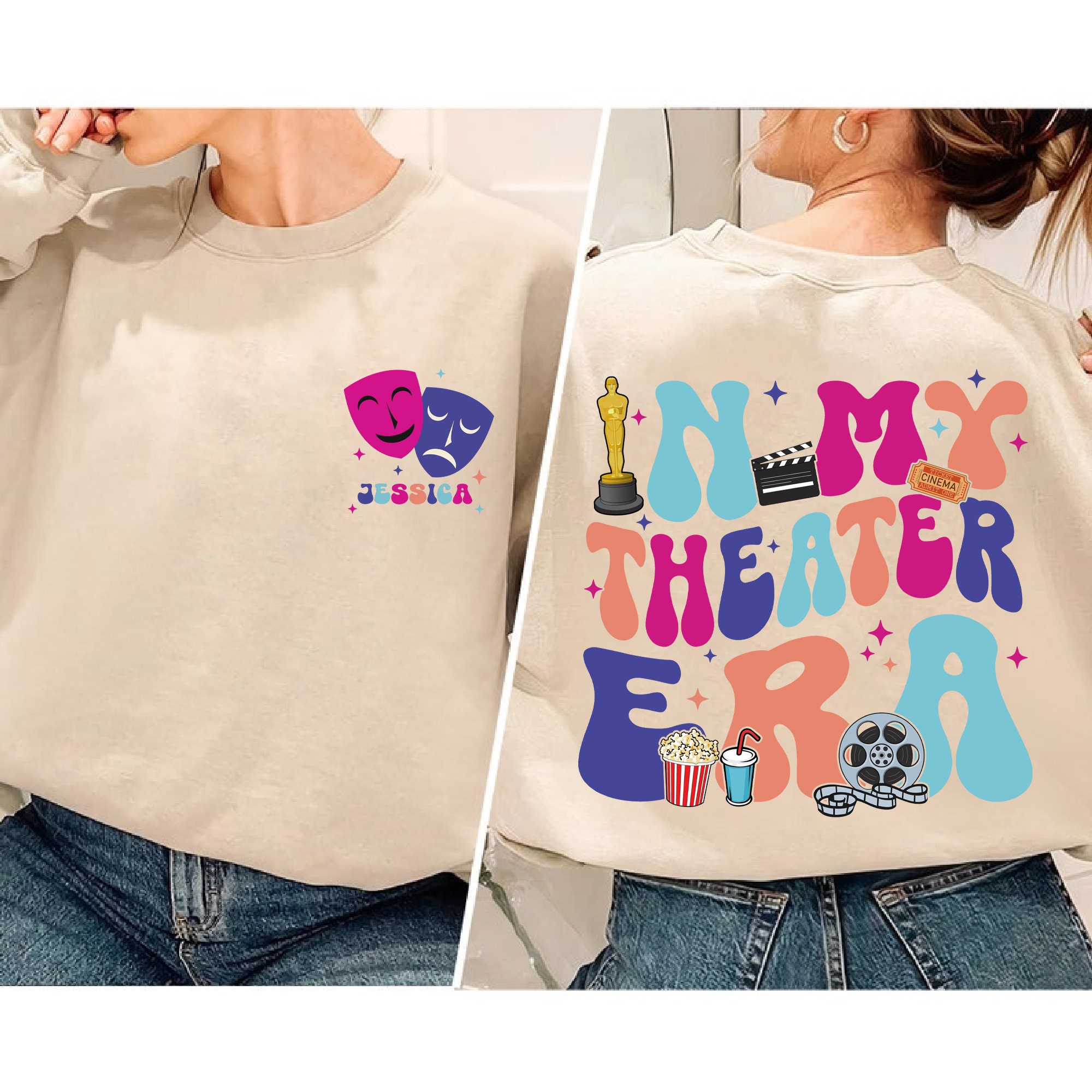 In My Theater Era Shirt, Customized Musical Theater Shirt, Theater is ...
