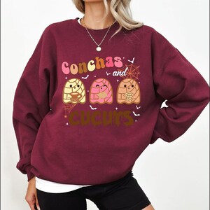 Conchas and Cucuys Shirt, Pantasmas Ghost Sweatshirt, Cute Ghost ...