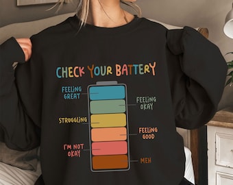 Check Your Battery Poster, Feelings Chart, Emotions Poster, Zones of ...