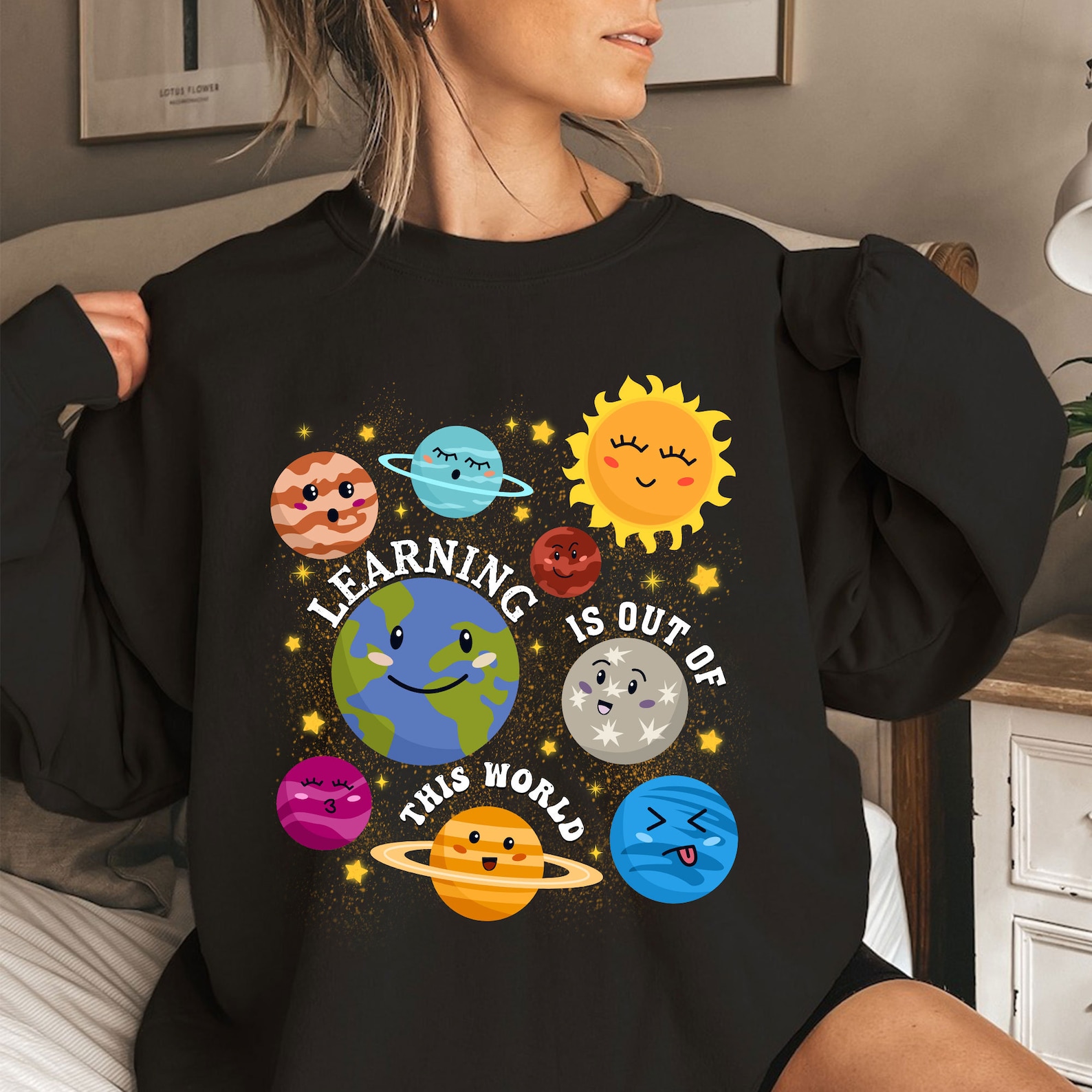 Solar System Teacher Shirts, Learning is Out of This World, Cute Outer ...