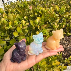 2.3" Crystal Cat - Etsy