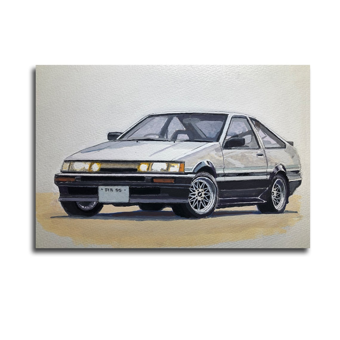JDM Tuner Car Drift Drifting Automotive Art Drawing Compatible With ...