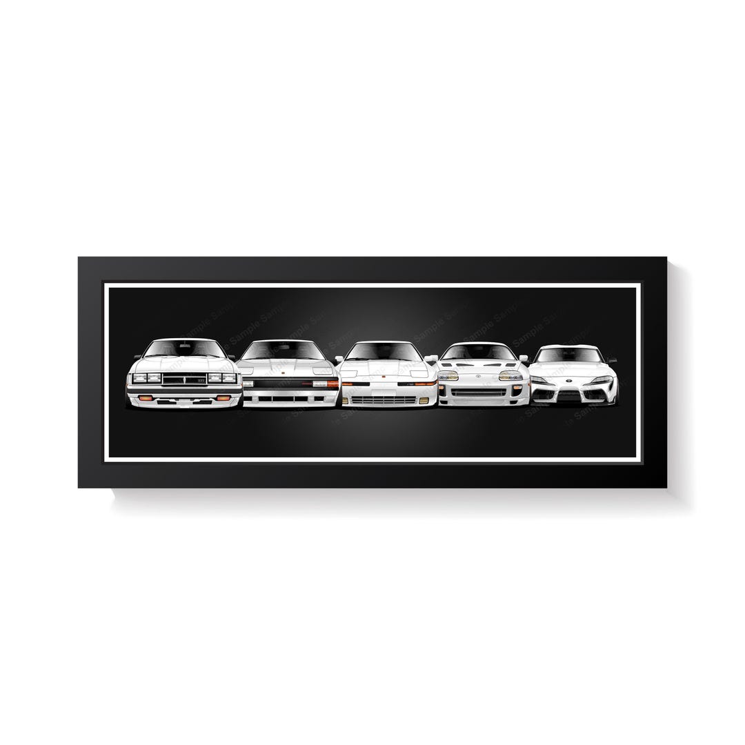 Toyota Supra MK1 MK2 MK3 MK4 MK5 Supra Generations JDM Import Tuner ...