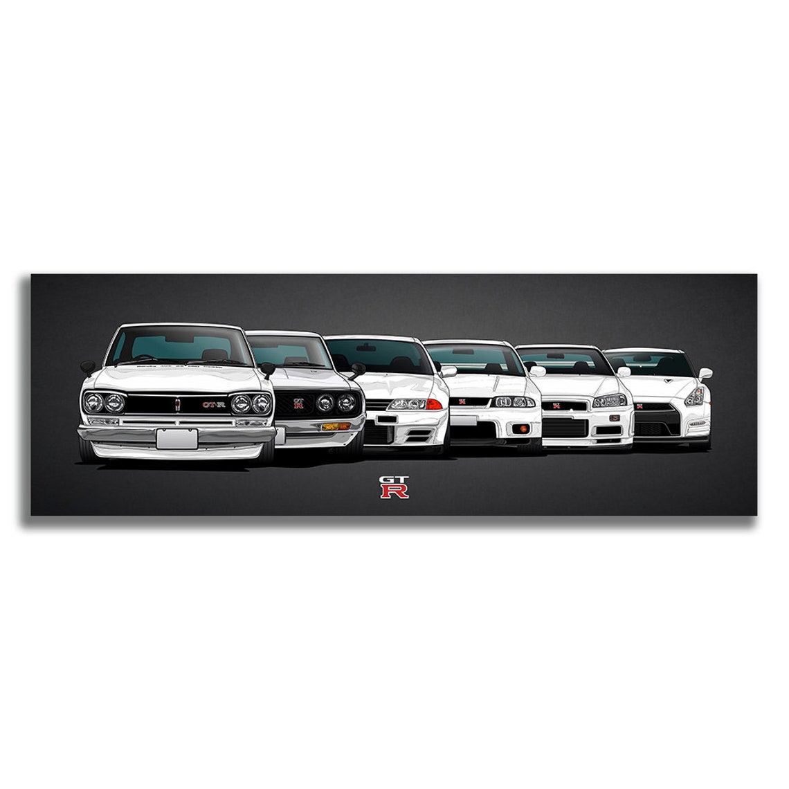 JDM Tuner Car Drift Drifting Automotive Art Drawing Compatible With ...