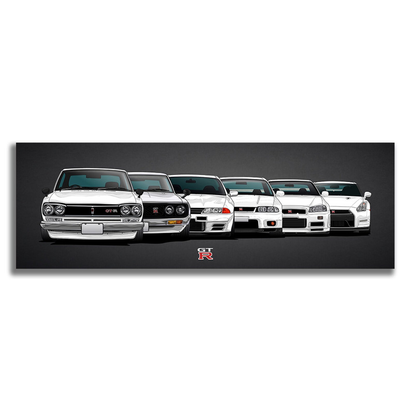 JDM Tuner Car Drift Drifting Automotive Art Drawing Compatible With ...