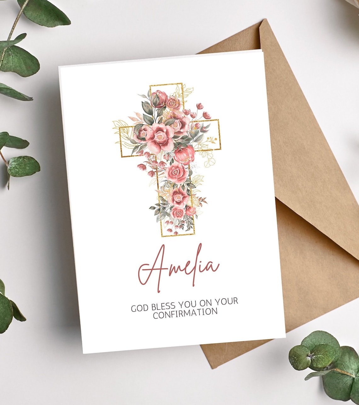 Confirmation Congratulations Card Personalized Confirmarion Card ...