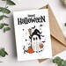 Happy Birthday Boo Cute Halloween Birthday Card Halloween Birthday Card ...