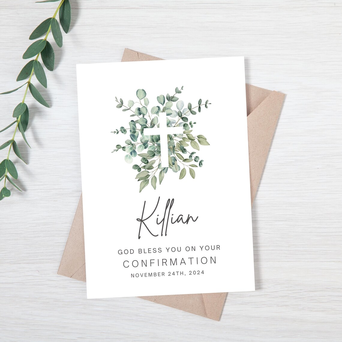 Confirmation Congratulations Card | Personalized Confirmarion Card ...