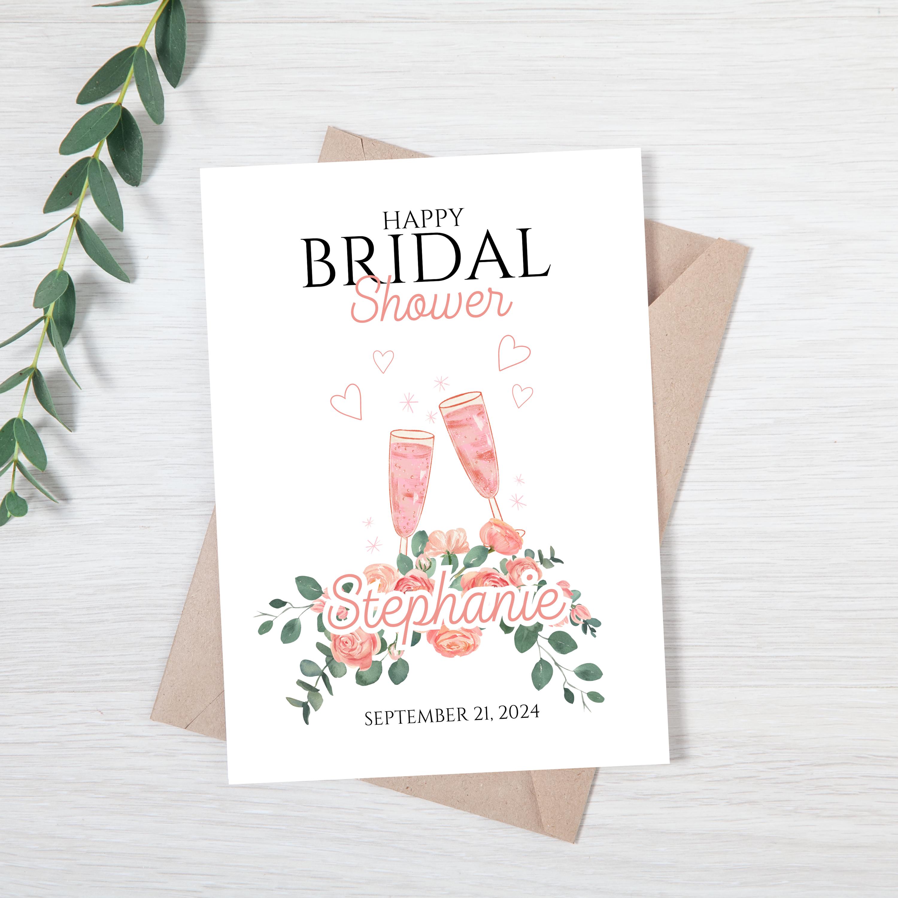 Bridal Shower Card | Bride to Be Card | Beautiful Bride Card - Etsy
