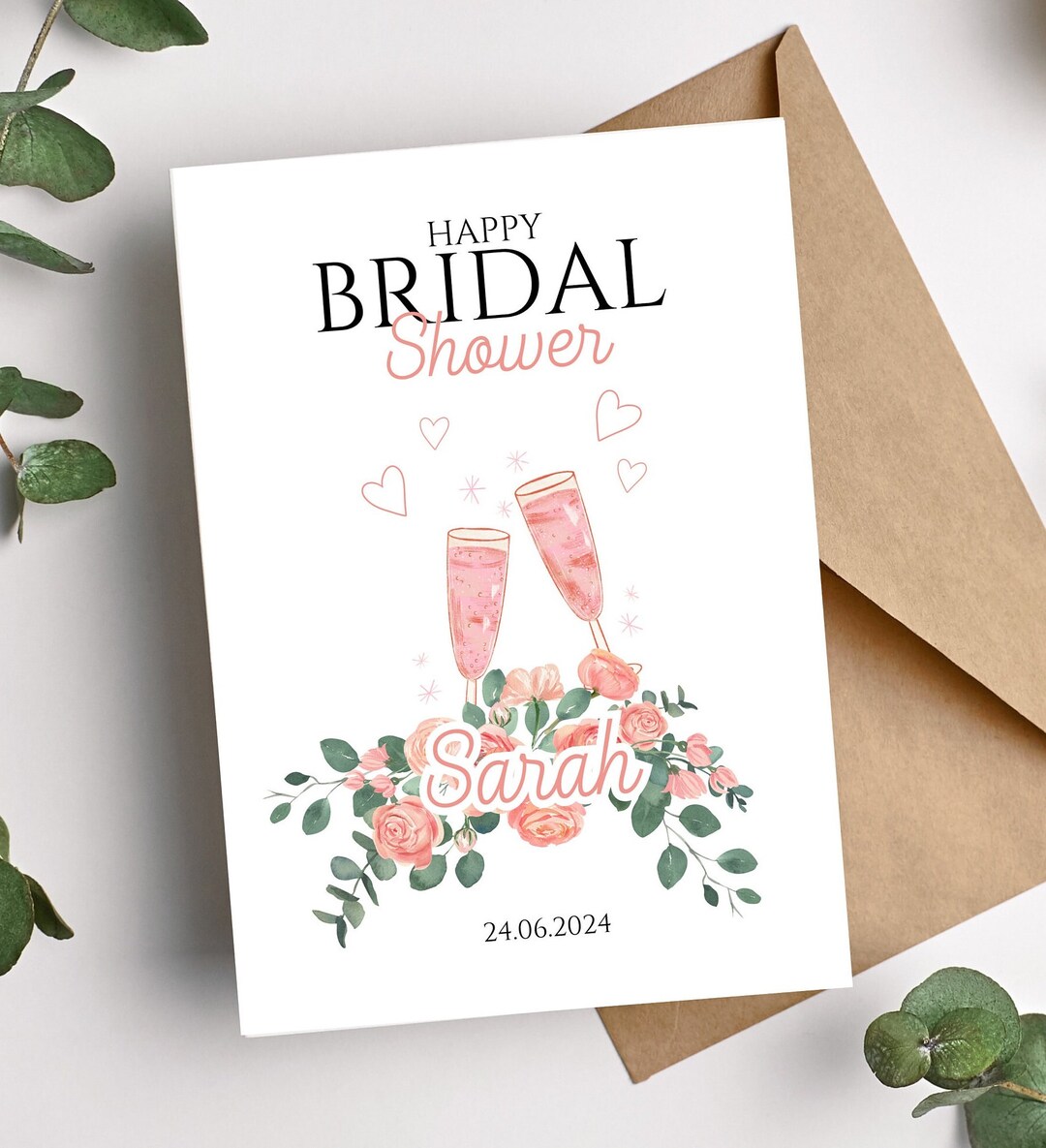 Bridal Shower Card Bride to Be Card Beautiful Bride Card - Etsy