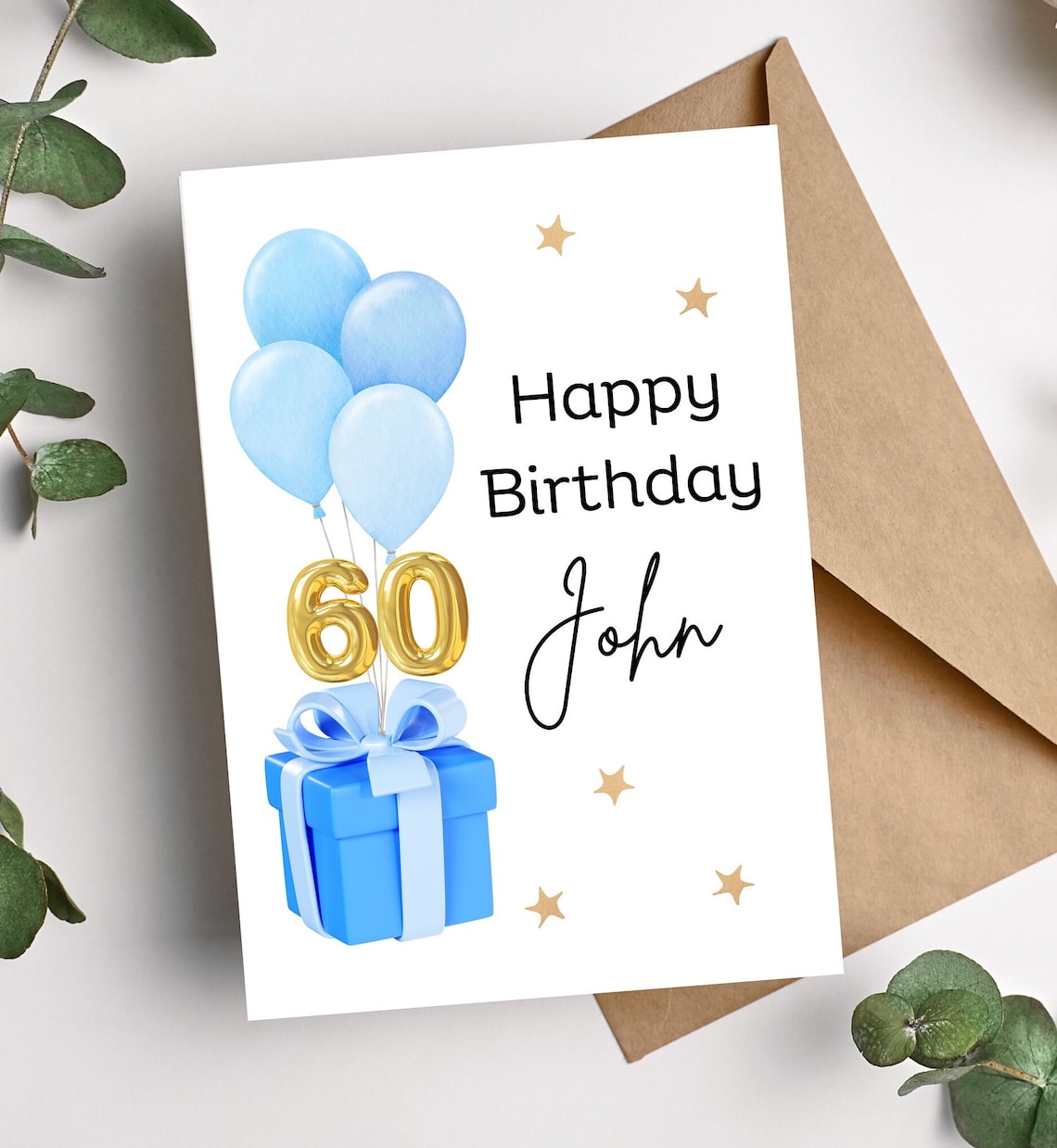 Personalized 60th Birthday 60th Birthday Card for Friend 60th Birthday ...