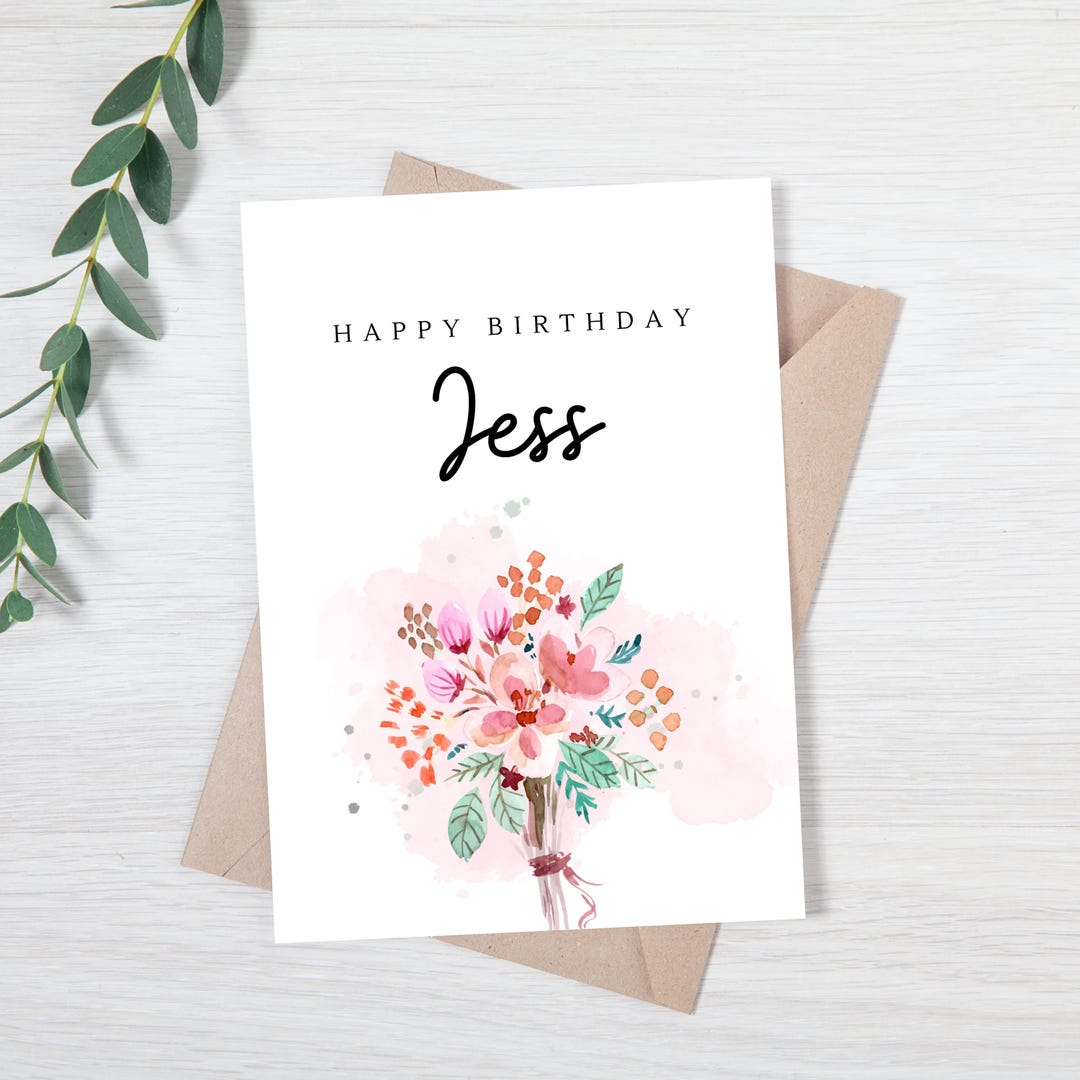 Personalized Birthday Card | Birthday Card | Personalized Pastel ...