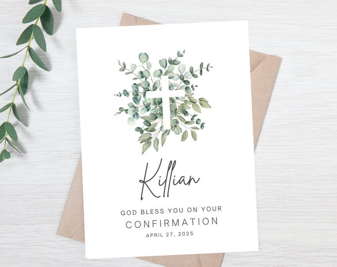 Congratulations on Your Confirmation Card - Confirmation - Religious ...