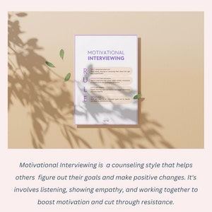 Motivational Interviewing RULE Acronym Poster - Instant Download. - Etsy
